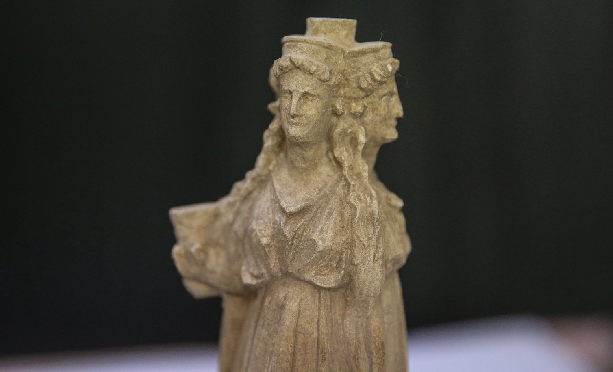 A 2,300-year-old triple-headed goddess Hecate figurine was found in the ancient city of ...