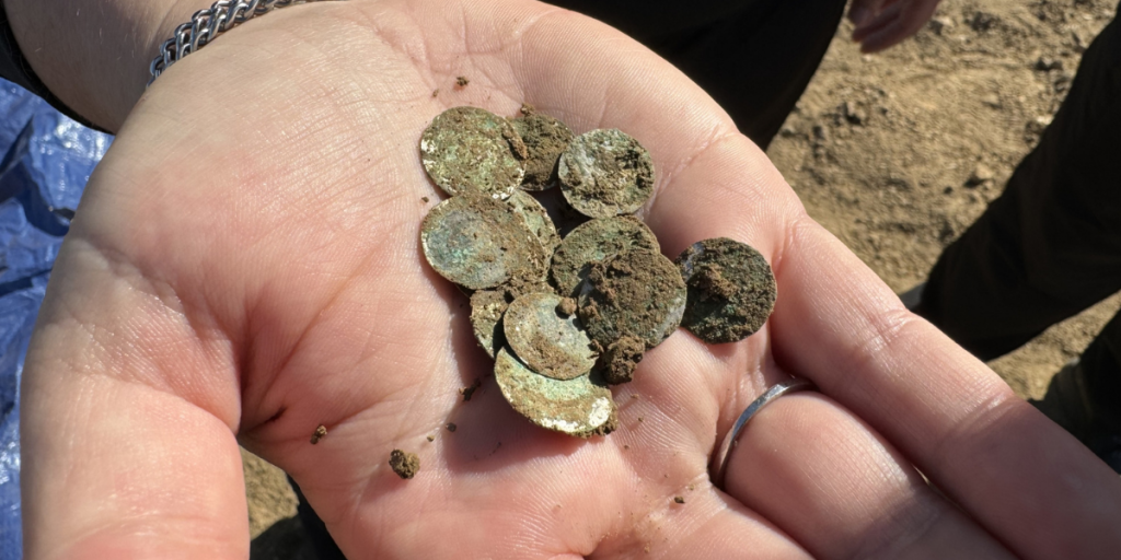 Hiking woman finds one of the largest hoards of early medieval coins ...