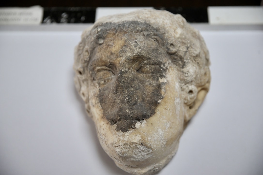 1800-year-old statue head in Fethiye Castle: May Belong to God Apollo ...