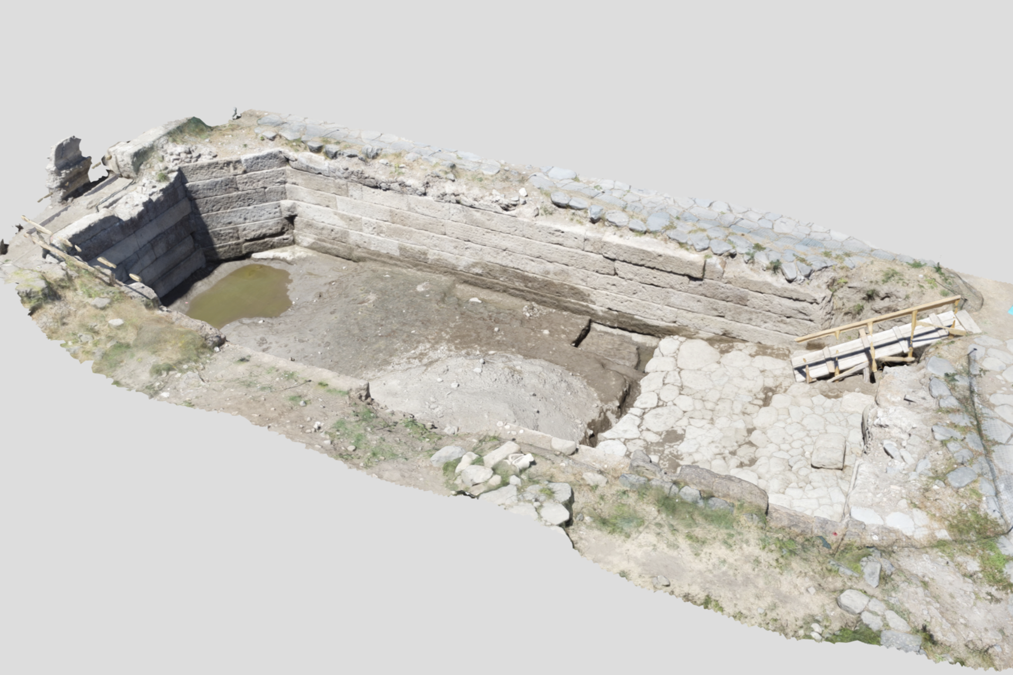 Ancient Roman Power in Stone: Archaeologists Unearth Monumental Water ...